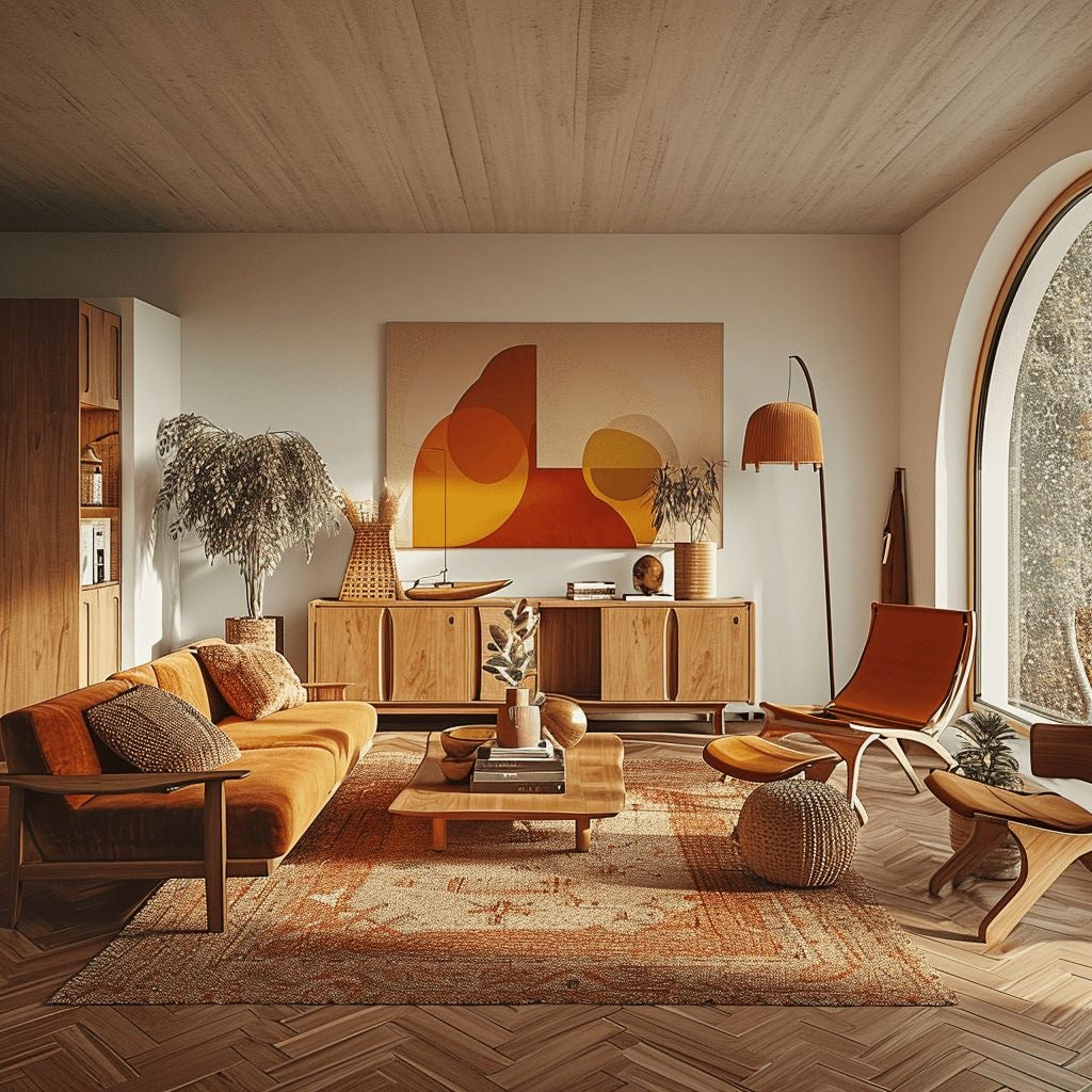 Vintage Vibes: Obțineți Stilul Midcentury Modern în Camera de Zi ...